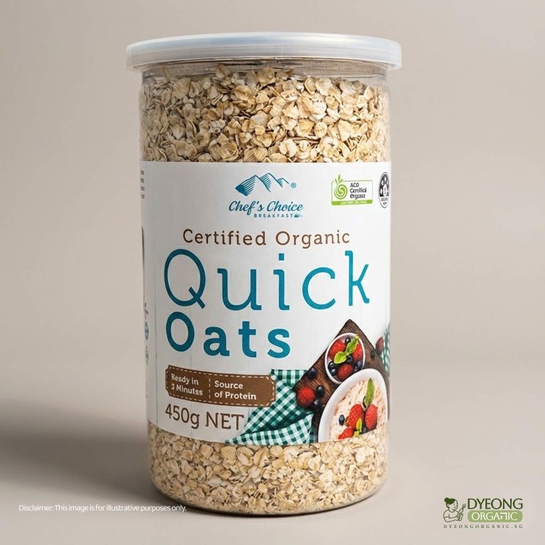 Chef's Choice Organic Cereal - Quick Oats (450g) Australia - SG Organic